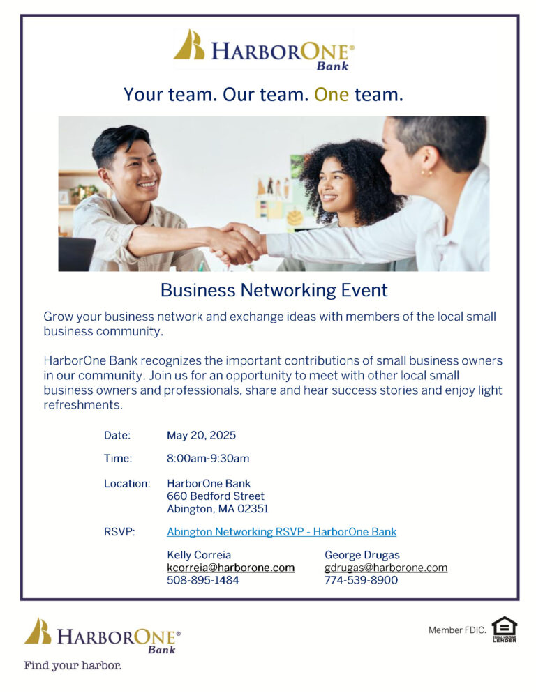 HarborOne Bank Business Networking Event | Metro South Chamber of Commerce